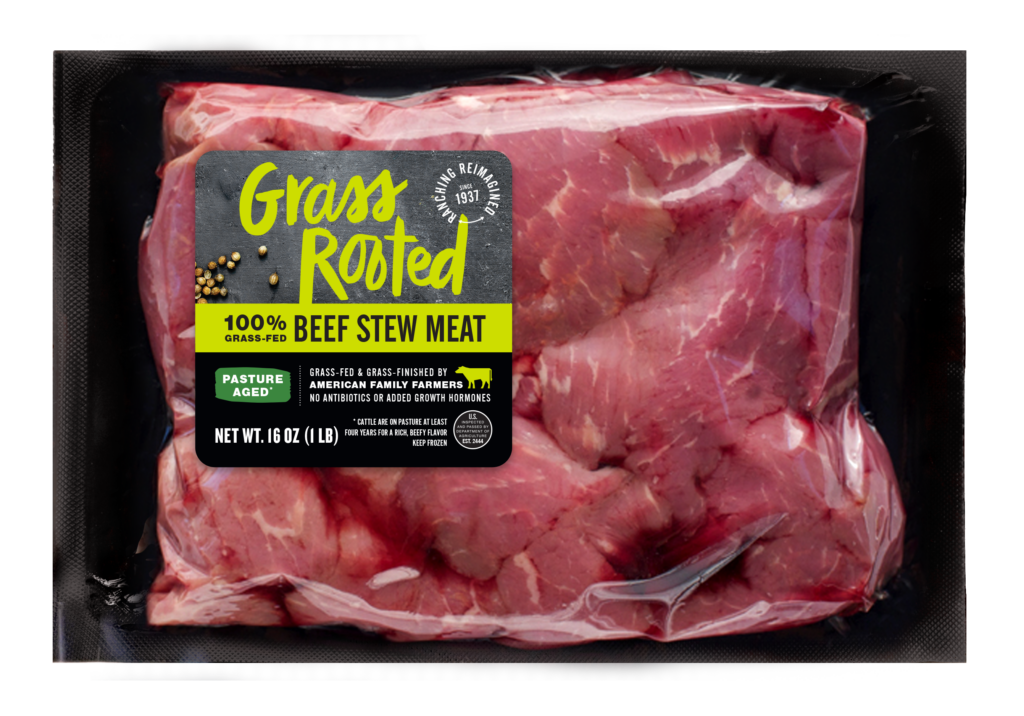 Grass-Fed Pasture Aged Beef Stew Meat : Strauss Brands